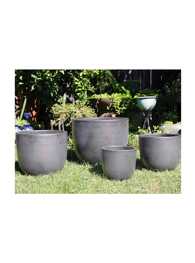 Egg Shell Pots - Matte Black – Lumber + Linen