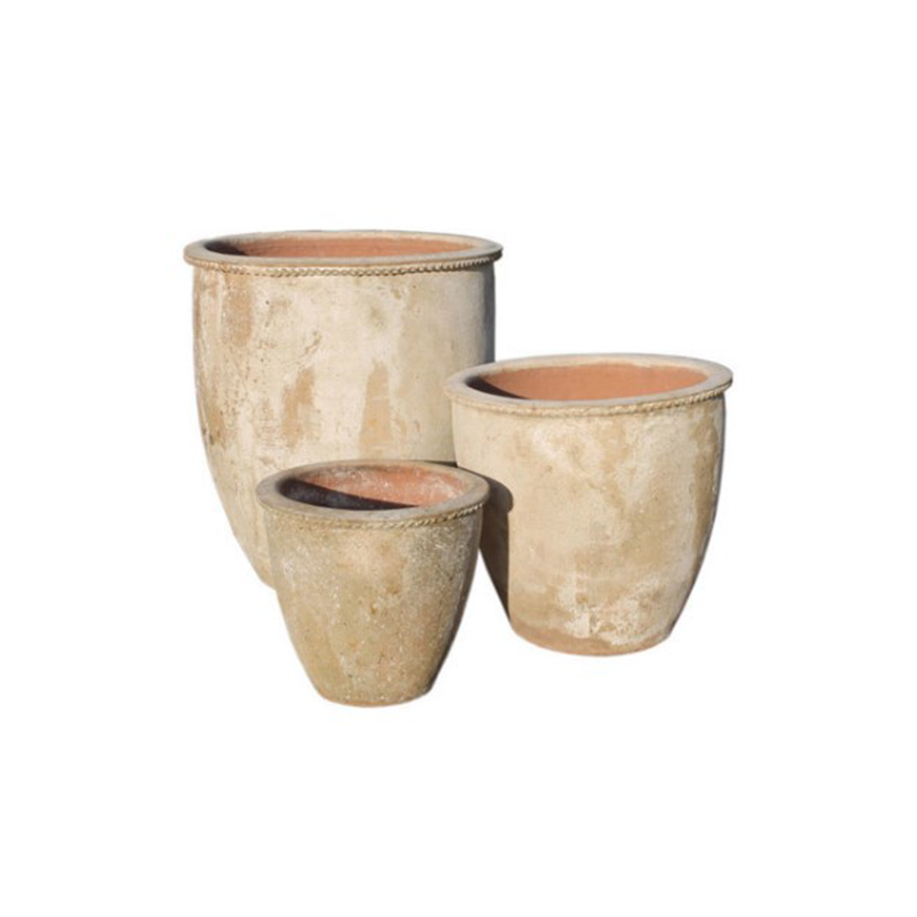 Tall Planters with Lettuce Rim – Lumber + Linen